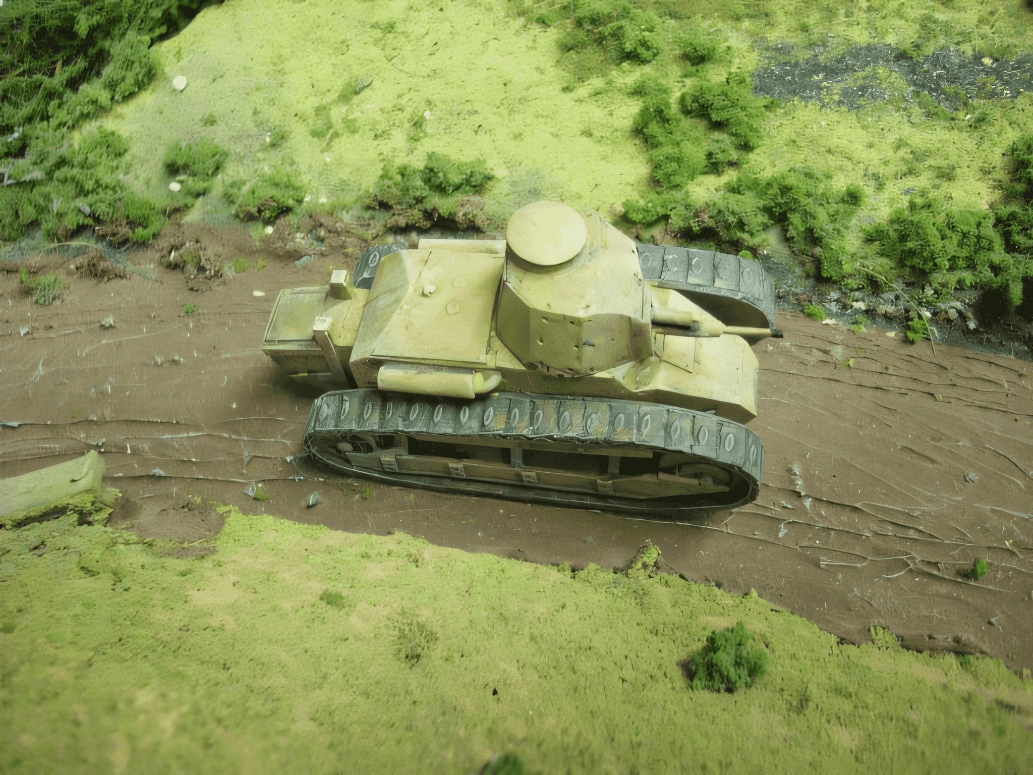 28mm FIAT 3000 TANK WW2 ITALIAN. PACK OF 2 PLUS 4 TURRETS – ANYSCALE MODELS